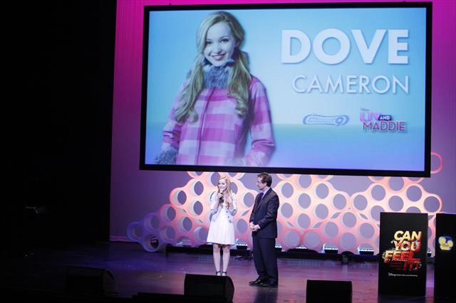 DOVE CAMERON, GARY MARSH (PRESIDENT AND CHIEF CREATIVE OFFICER, DISNEY ...