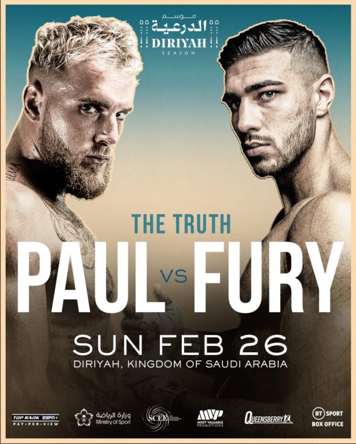 Jake Paul & Tommy Fury Boxing Match Set For February 26 – Celeb Secrets