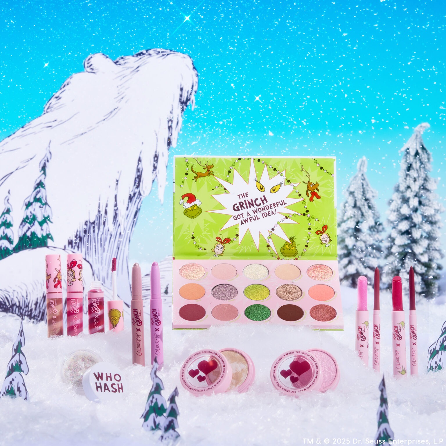 The Grinch x ColourPop Collab is Here to Steal Christmas and Your Heart ...